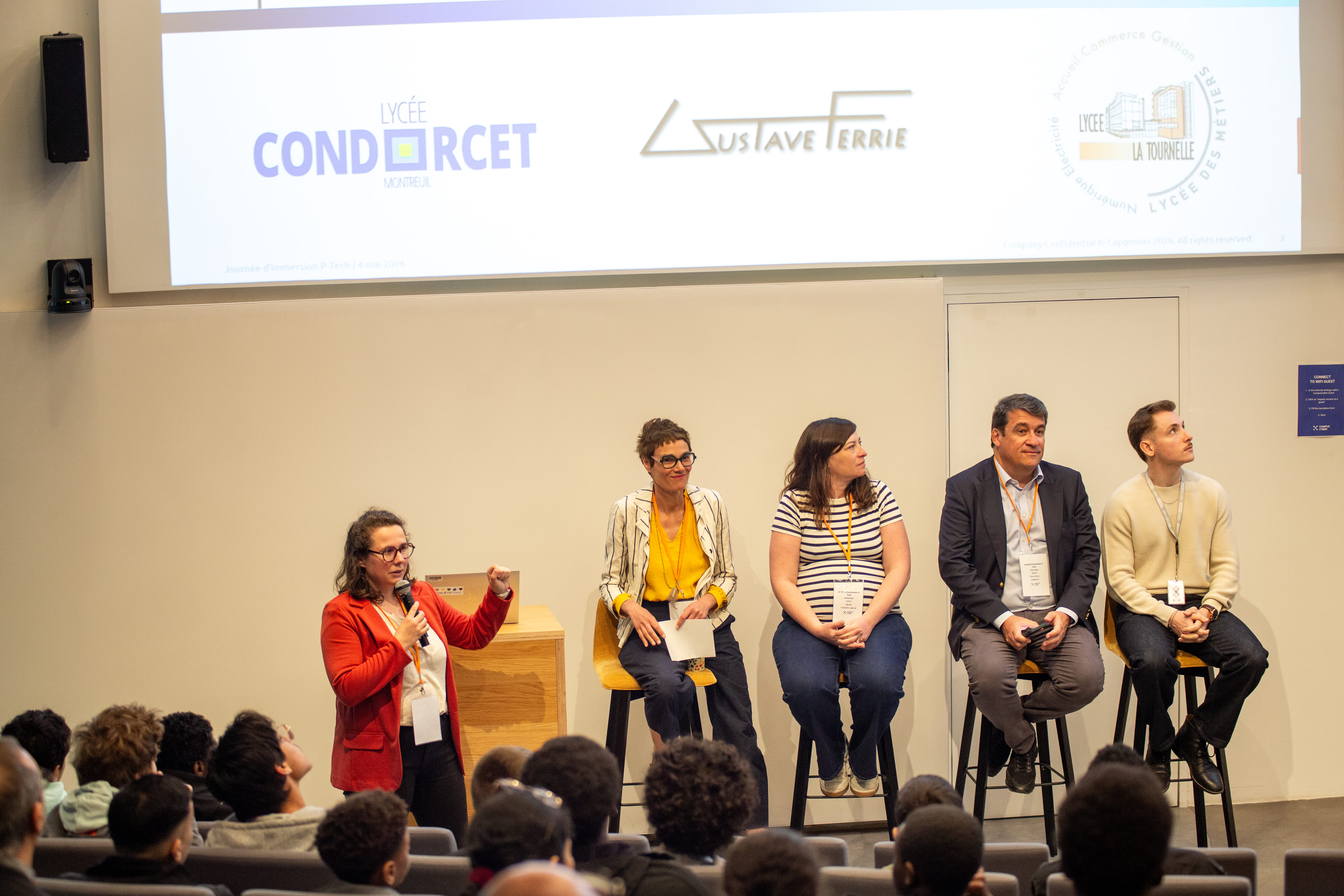 Immersion Cybersécurité : les élèves P-TECH au Campus Cyber - CGénial